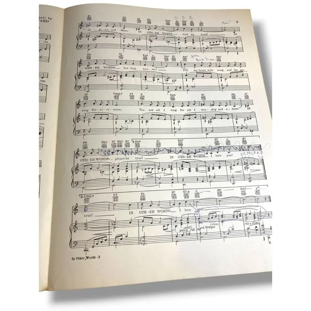 TRO Almanac Music Inc | Accents | 954 Fly To The Moon Sheet Music Bart ...